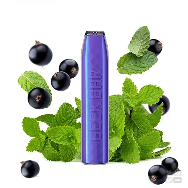 Disposable Pod Blackcurrant Menthol Geek Bar - MASQUEVAPOR.com.