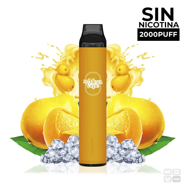 DISPOSABLE POD WITHOUT NICOTINE MAMEGAVAPE MANGO ICE VAPE