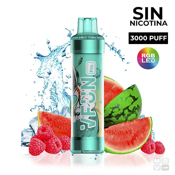 POD DESECHABLE SIN NICOTINA BUD VAPE OLE PLUS SANDIA KIWI - MASQUEVAPOR