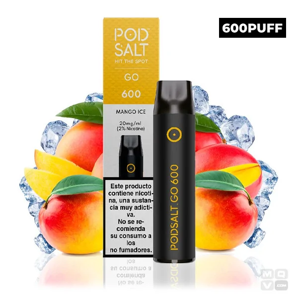 POD SALT MANGO ICE 20MG POD DESECHABLE - MASQUEVAPOR.com