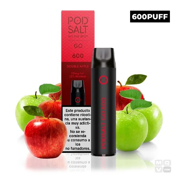 POD SALT DOUBLE APPLE 20MG VAPE DISPOSABLE POD - MASQUEVAPOR.com.