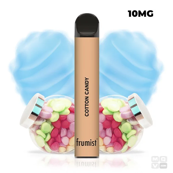 DISPOSABLE POD FRUMIST COTTON CANDY 10MG VAPE - MASQUEVAPOR.com.