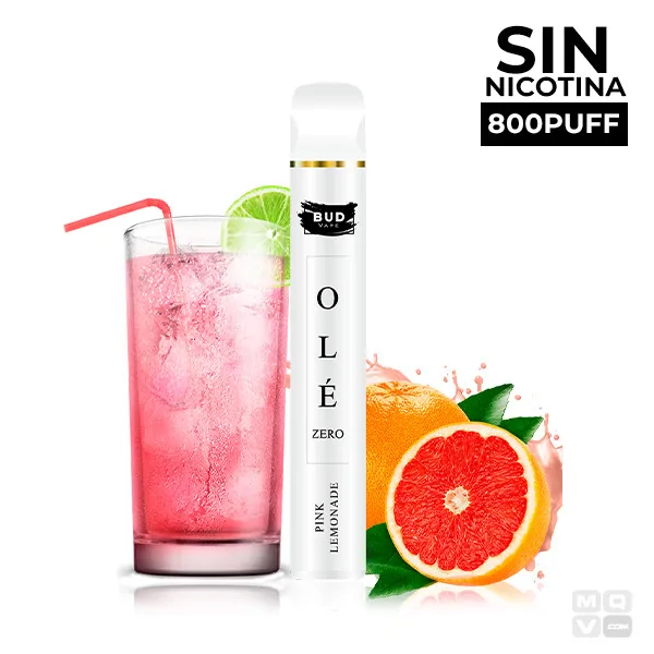 DISPOSABLE WITHOUT NICOTINE BUD VAPE OLE PINK LEMONADE - MASQUEVAPOR