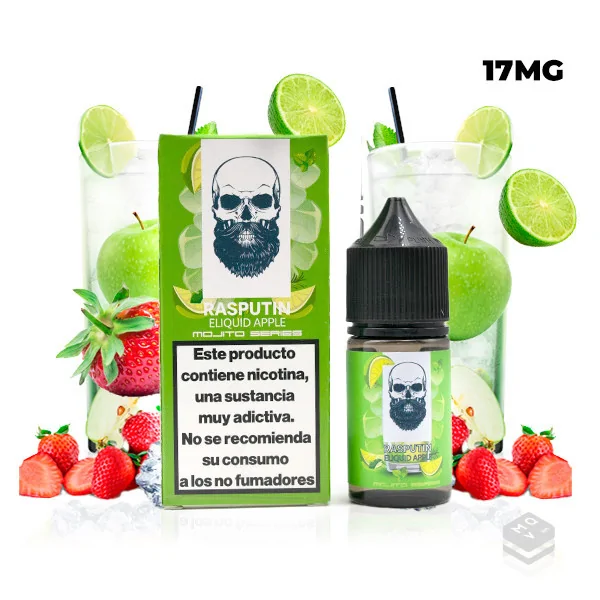SALES DE NICOTINA RASPUTIN MOJITO APPLE DARUMA PACK 22ML - MASQUEVAPOR