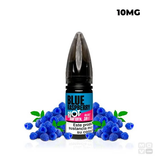 BLUE RASPBERRY RIOT SQUAD BAR EDTN SALTS 10ML VAPE.