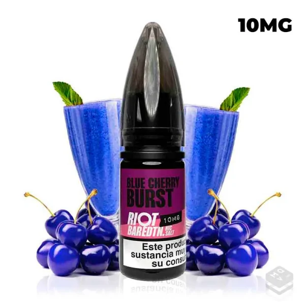 BLUE CHERRY BURST RIOT SQUAD BAR EDTN SALTS 10ML - MASQUEVAPOR.com