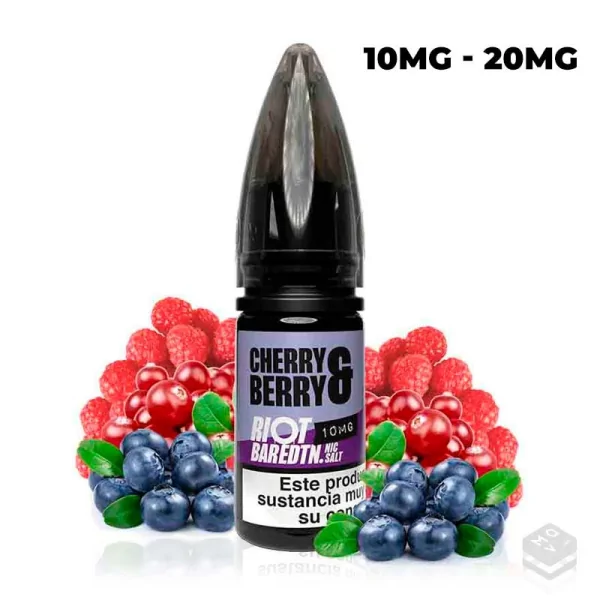 CHERRY & BERRY RIOT SQUAD BAR EDTN SALTS 10ML - MASQUEVAPOR.com