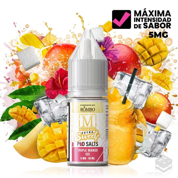MAGNUM VAPE TRIPLE MANGO ICE EXTRA SWEET 10ML SALES DE NICOTINA