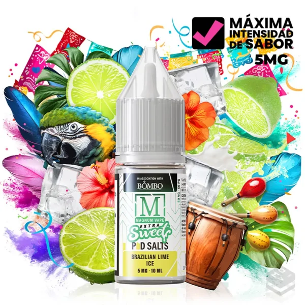 MAGNUM VAPE BRAZILIAN LIME ICE EXTRA SWEET 10ML NICOTINE SALTS